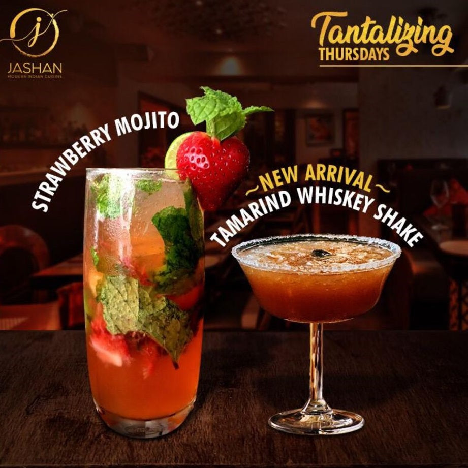 Jashan Celebrating Indian Cuisine - Buy one get one free on drink menu ...